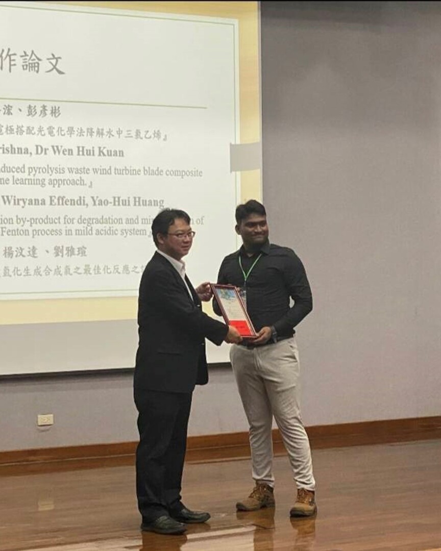 Congratulations! Professor Wen-Hui Kuan guided Nevuluri Hari Krishna, a ...